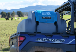 200L Diesel Tank - Genius 2.0 Portable Diesel Pod with Pump Cover for ...