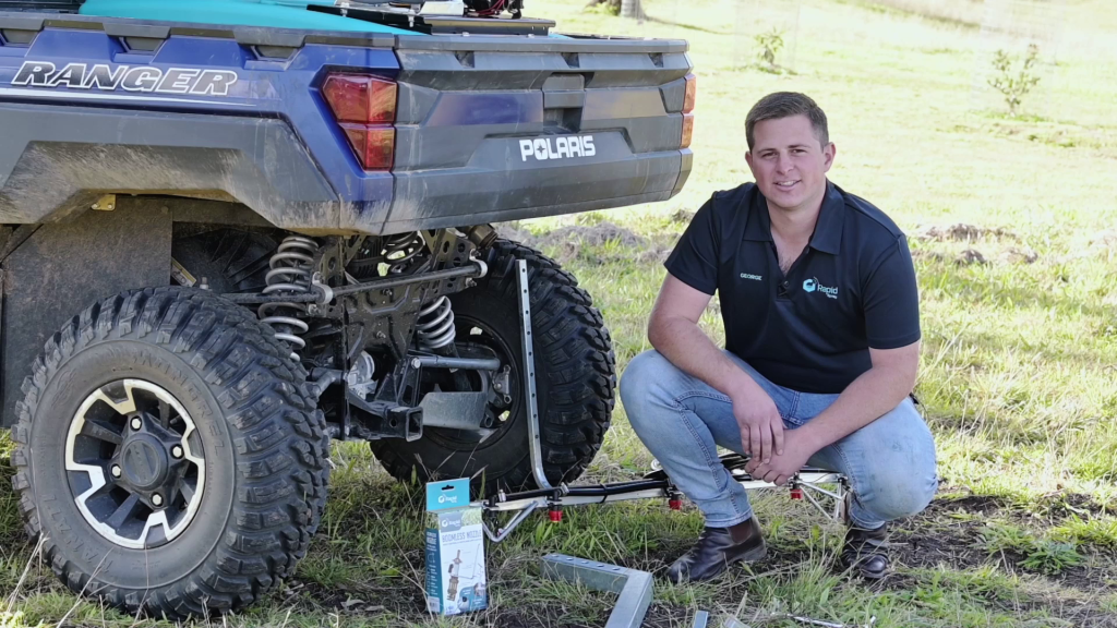Installing UTV Hitch Mount - Rapid Spray
