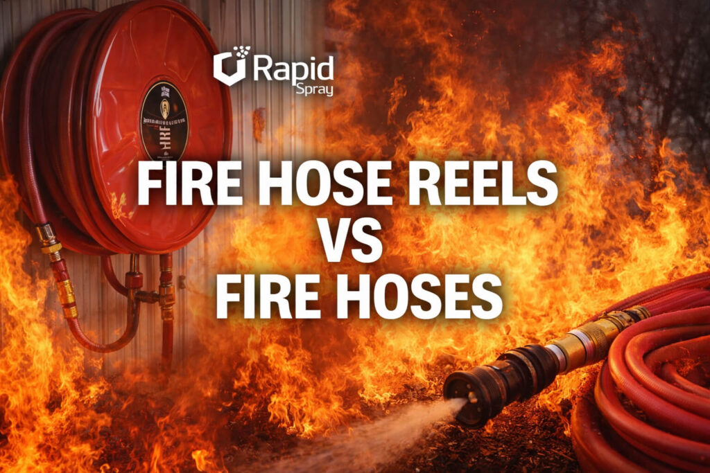 Fire Hose Reels vs Fire Hoses - Rapid Spray